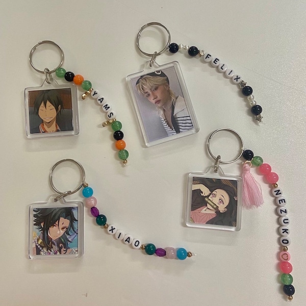 Cute Anime Keychains - Etsy