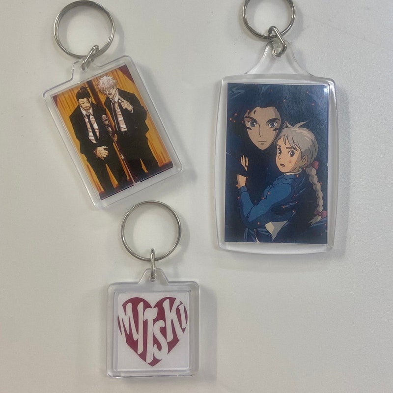 Cute Anime Keychains - Etsy
