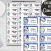Set of Sea Animals Printables Labels Back to School, Sea Animals ...