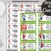 Set of Soccer Futbol Printables Labels Back to School, Soccer Stickers ...