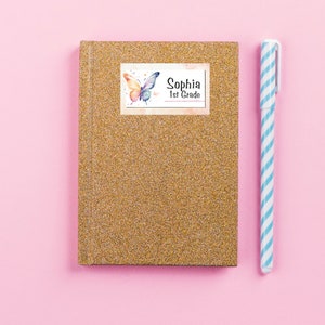 Set of Watercolor Butterflies Printables Labels Back to School ...