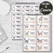 Set of Watercolor Hand Tools Printables Labels Back to School Hand ...