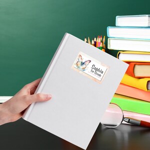 Set of Watercolor Butterflies Printables Labels Back to School ...