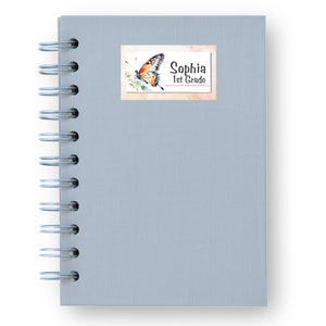 Set of Watercolor Butterflies Printables Labels Back to School ...