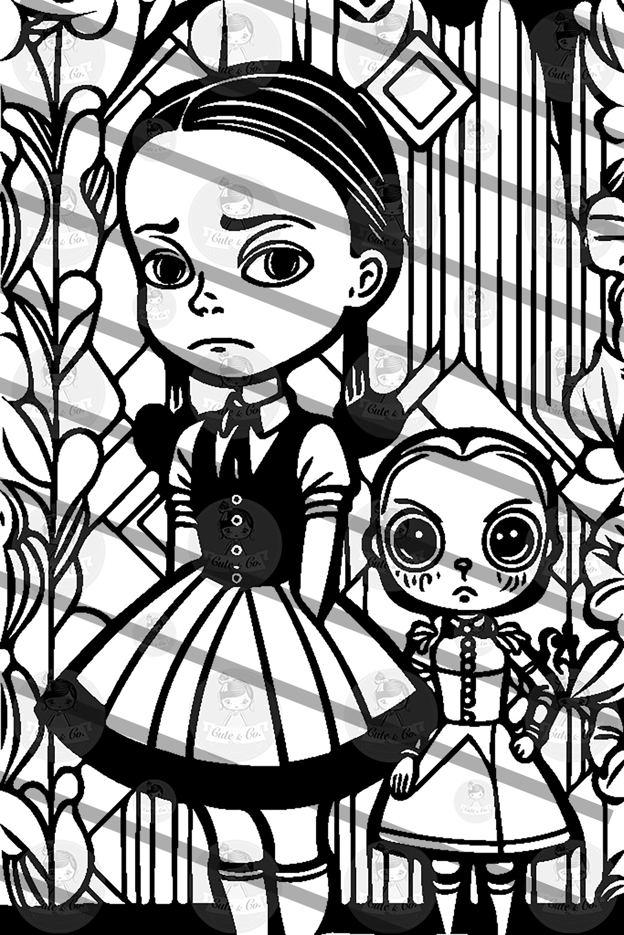 76 imágenes vectoriales de Merlina Addams. Merlina Addams SVG - Etsy México