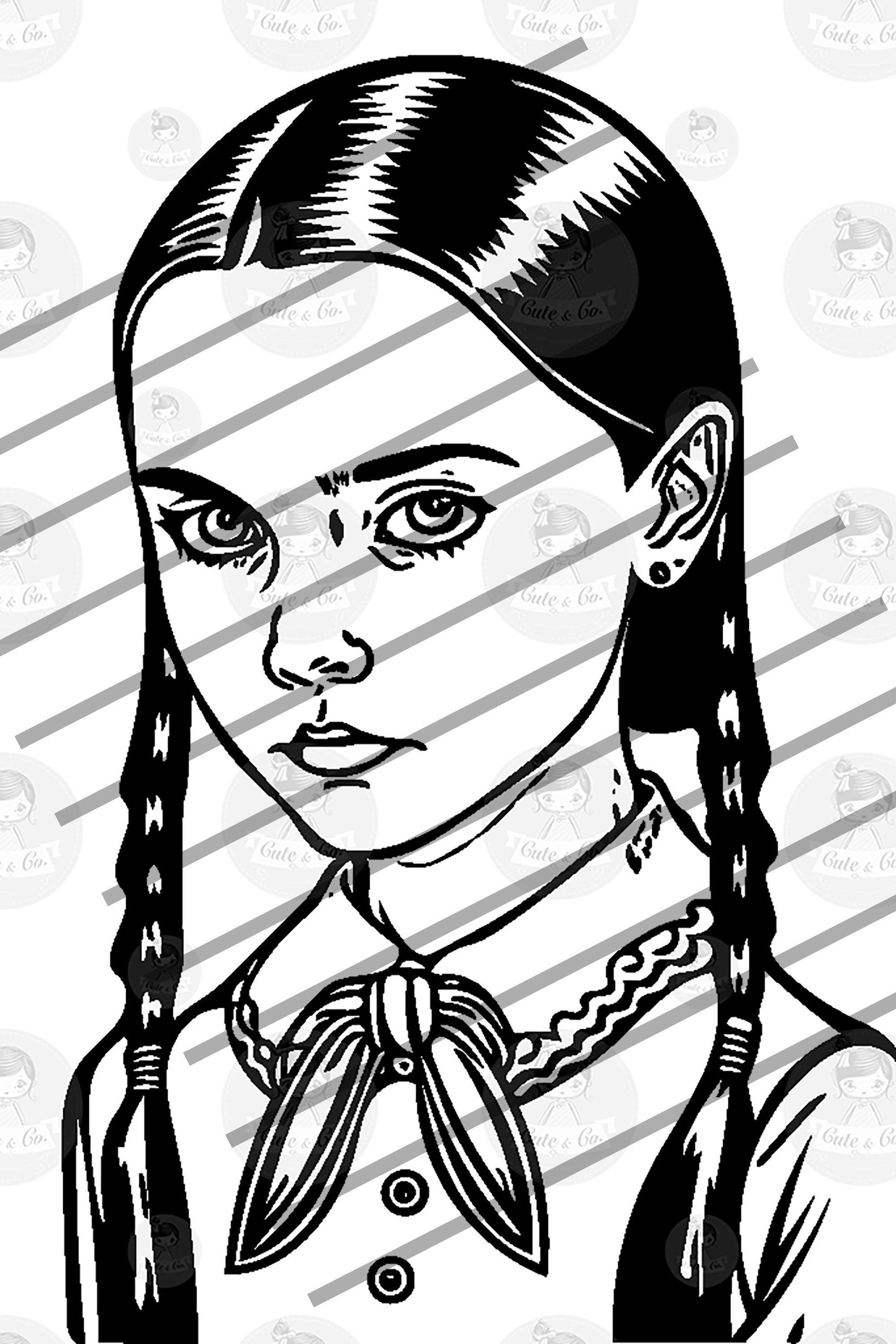 76 imágenes vectoriales de Merlina Addams. Merlina Addams SVG - Etsy México