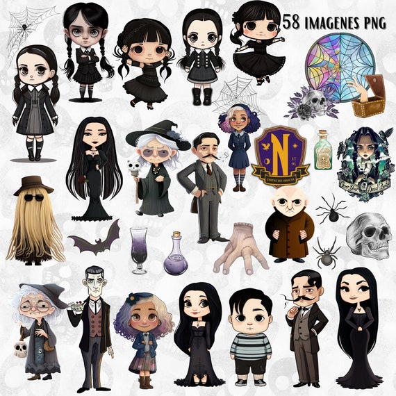 Addams Family Cartoon Wallpaper