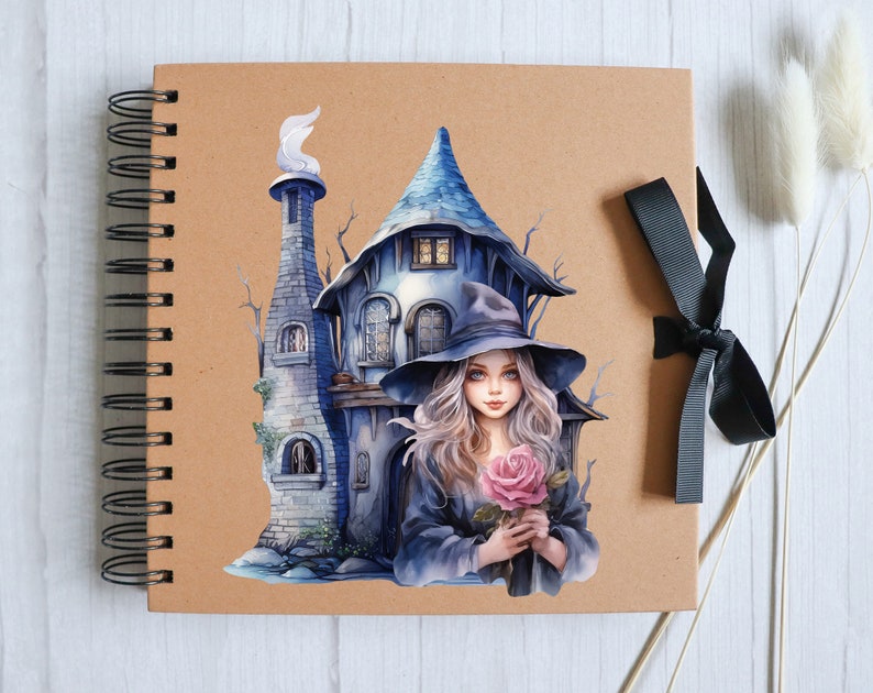 Little Witch Clipart Magical Illustrations Clip Art Set PNG - Etsy