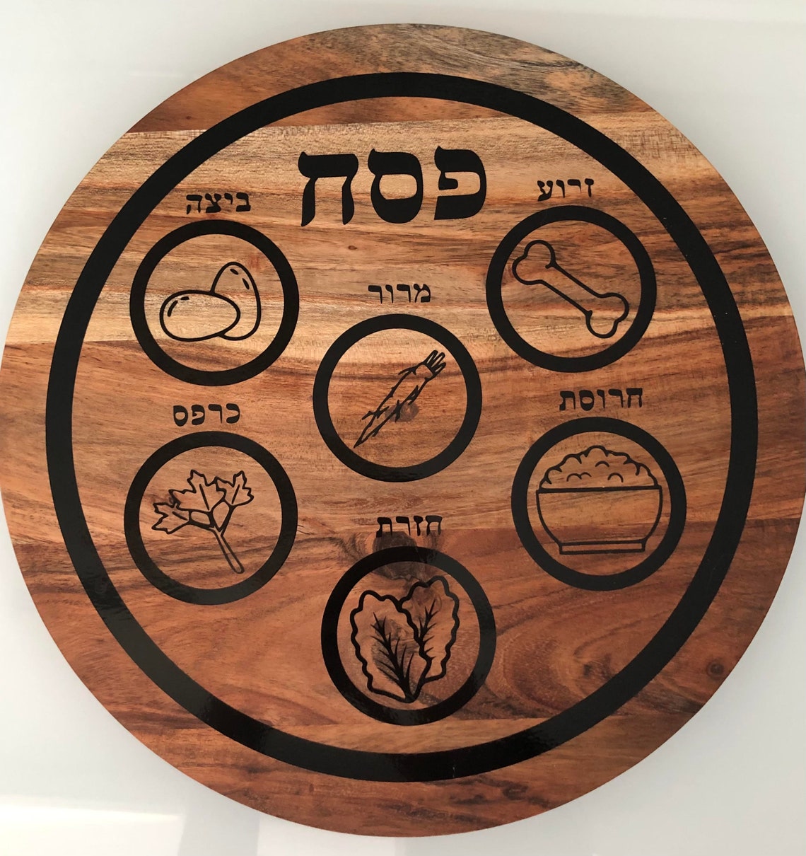 Passover Seder Plate SVG / PDF Template, Digital Download - Etsy