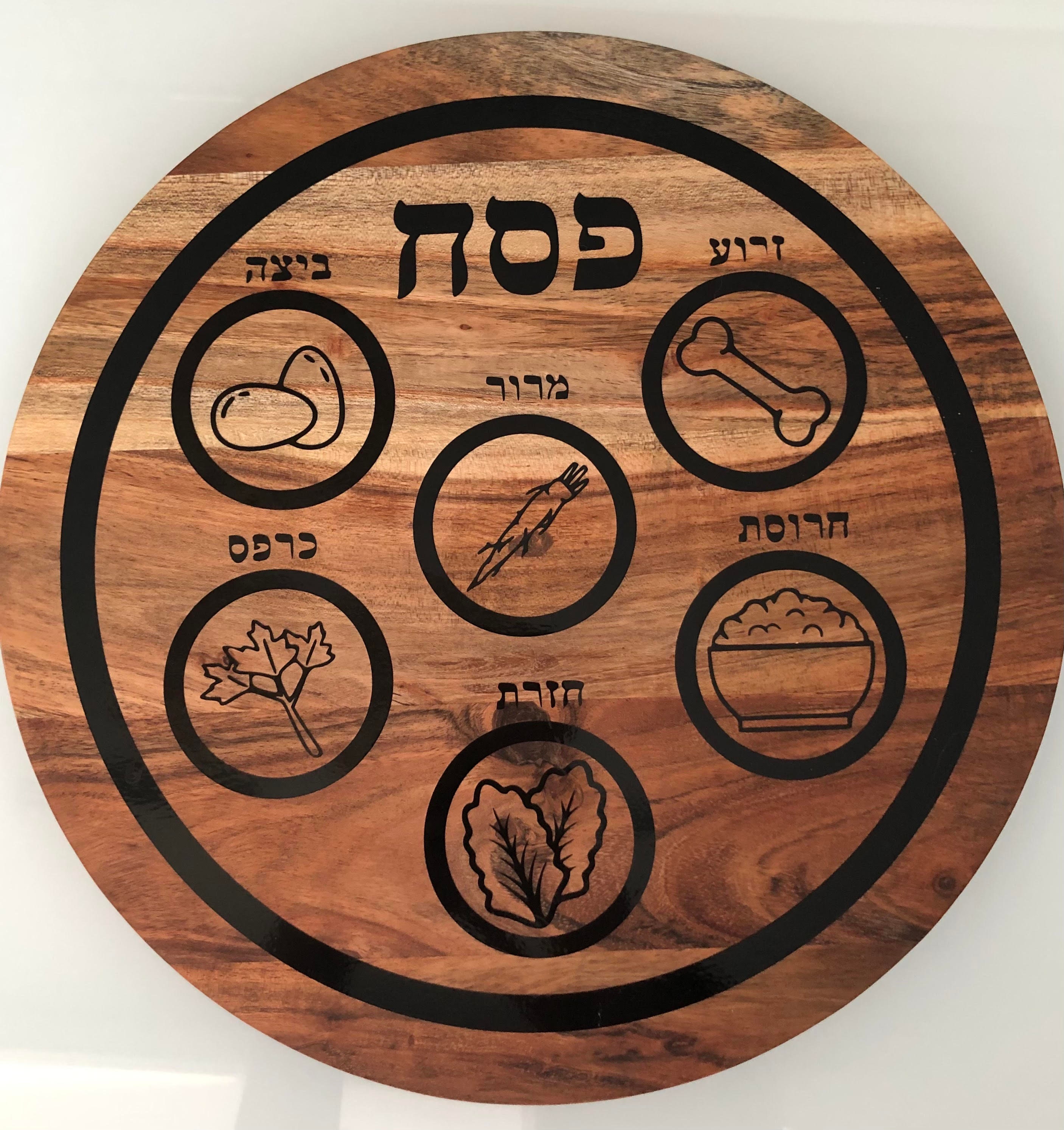 Passover Seder Plate SVG / PDF Template, Digital Download - Etsy