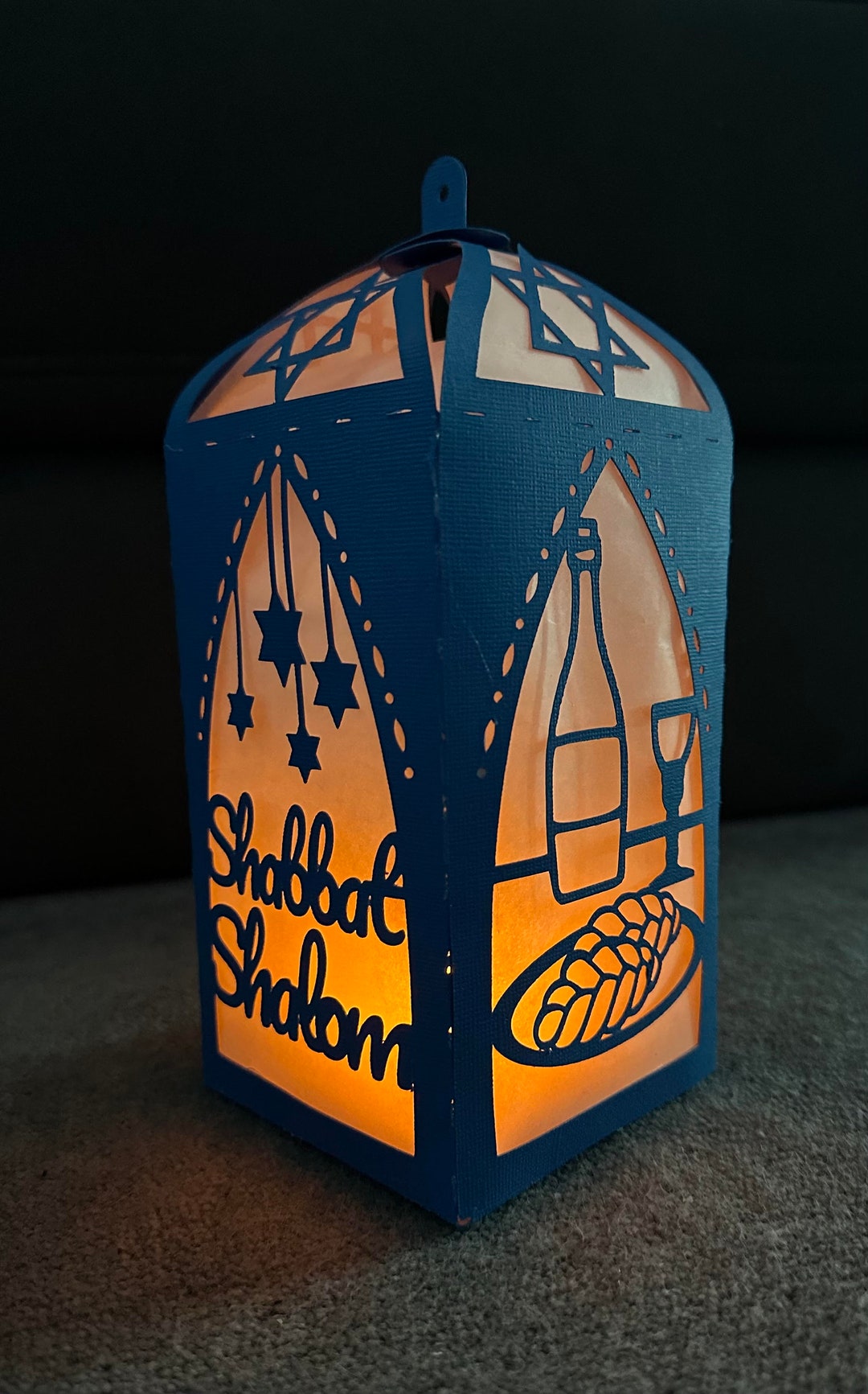 Shabbat Lantern Template, Digital Download, SVG File - Etsy