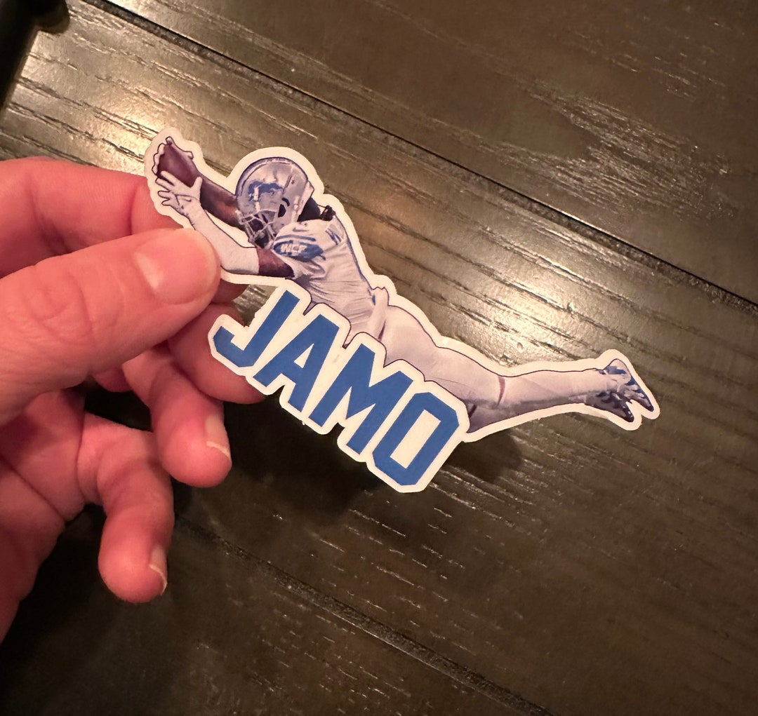 Jamo, Jameson Williams, Detroit Football, Waterproof Decals, Stickers ...