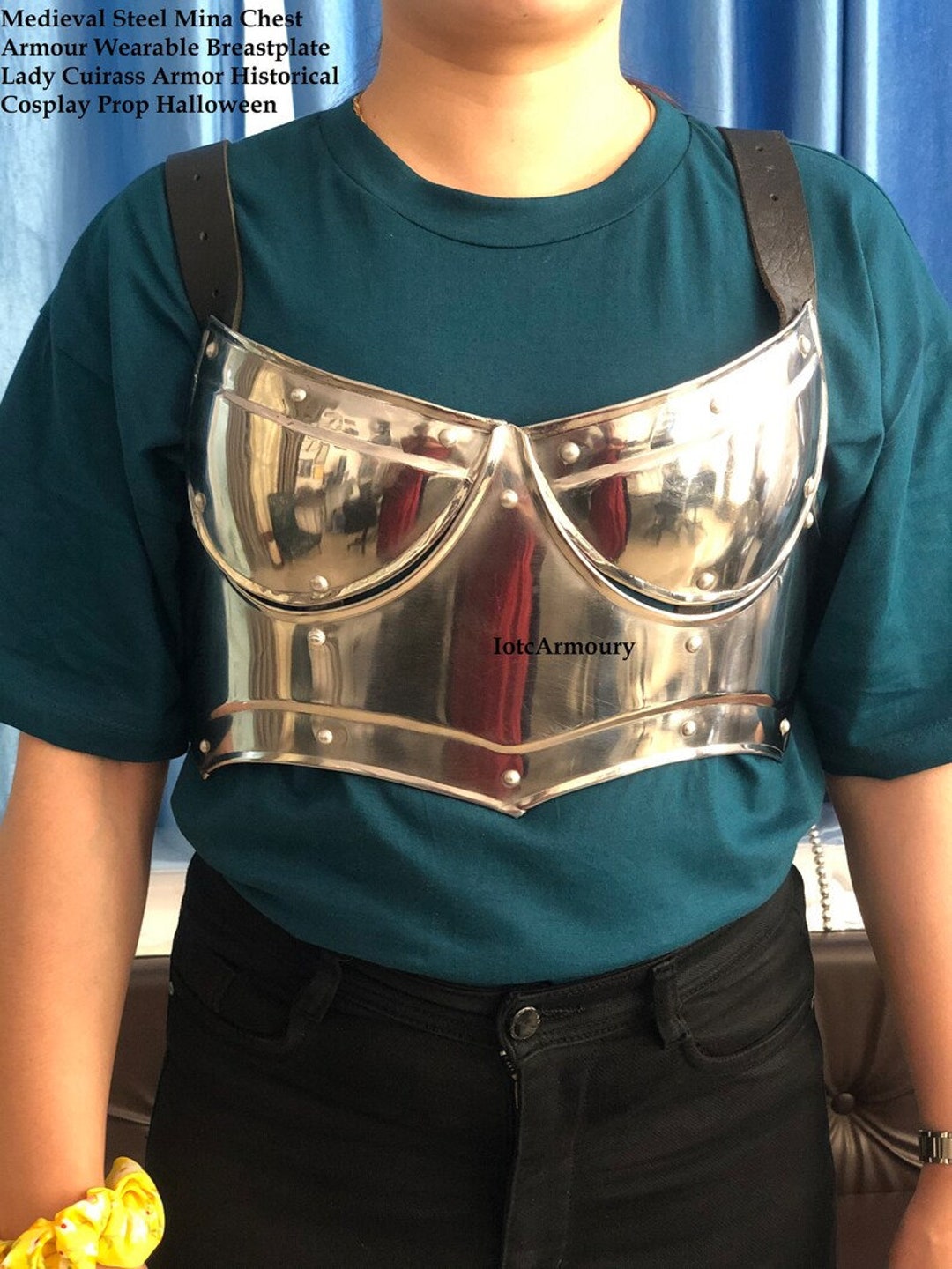 Medieval Steel Mina Chest Armour Wearable Breastplate Lady - Etsy