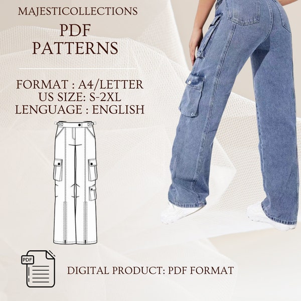 Cargo Pants Women - Etsy