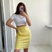 High Waist Skirt PDF Sewing Pattern Women Office Skirt Pattern Pencil ...