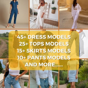 Whole Bundle Sewing Patterns | PDF Store Bundle | Cute Patterns Set of ...