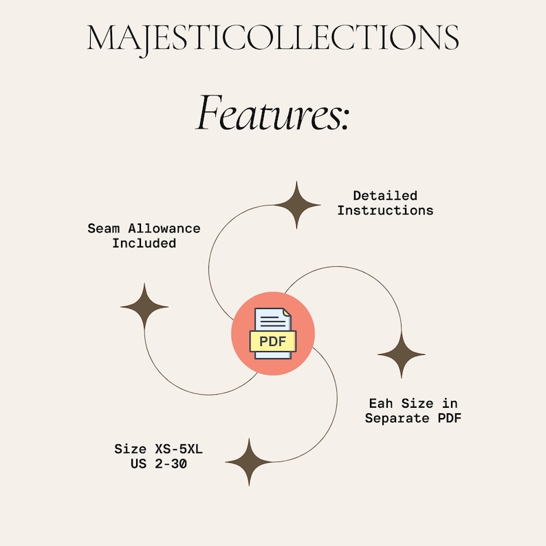 Cropped Flannel Shirt Sewing Pattern PDF – Size XS–5XL, Button Down ...