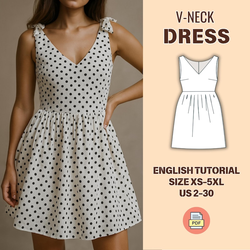 Polka Dot Dress - Etsy