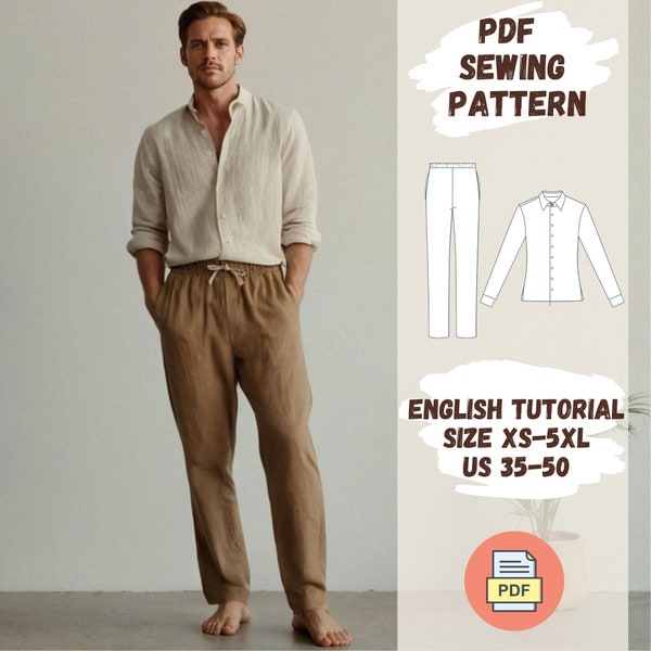 Drawstring Shirt Mens - Etsy