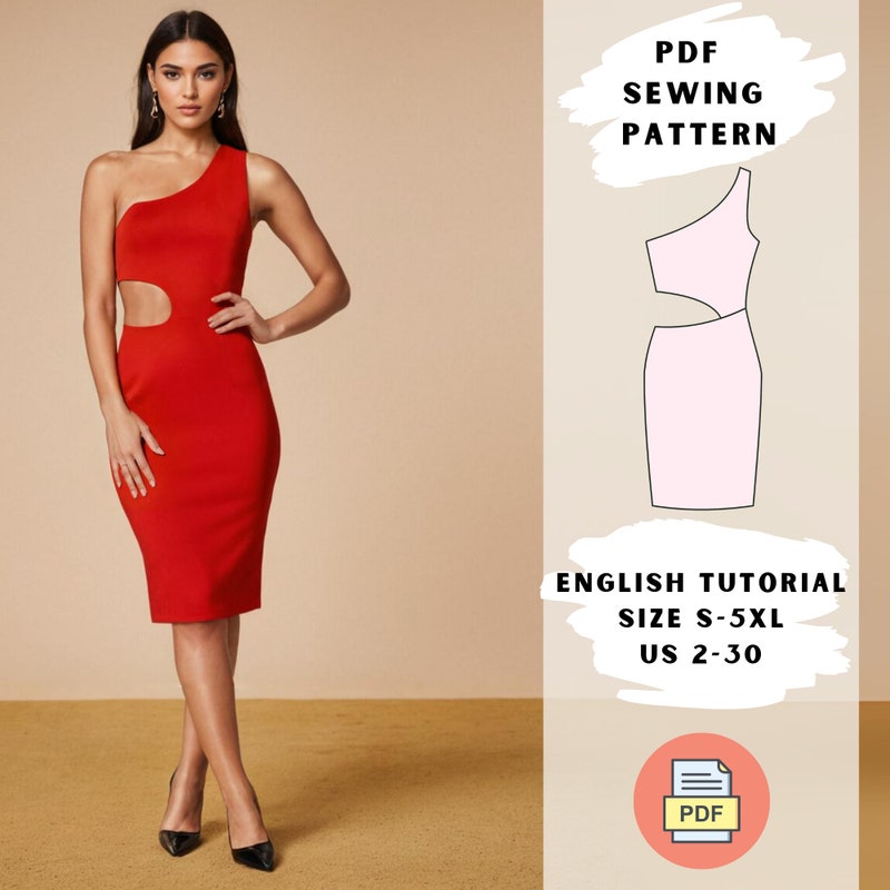 The Bold One Dress Pattern - Etsy