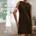 Minimalist Shift Dress Sewing Pattern PDF – Sleeveless Wool Dress ...