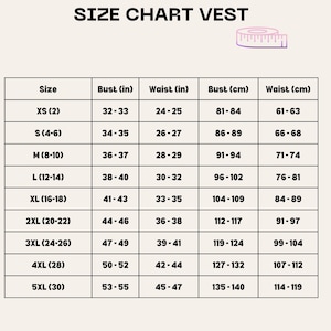 Classic Vest Sewing Pattern PDF | Women’s Vest Tutorial | XS-5XL Sizes ...