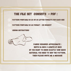 Elastic Waist Sewing Pattern, Inseam Pockets PDF Instant Download A0 or Letter A4 Pattern ...