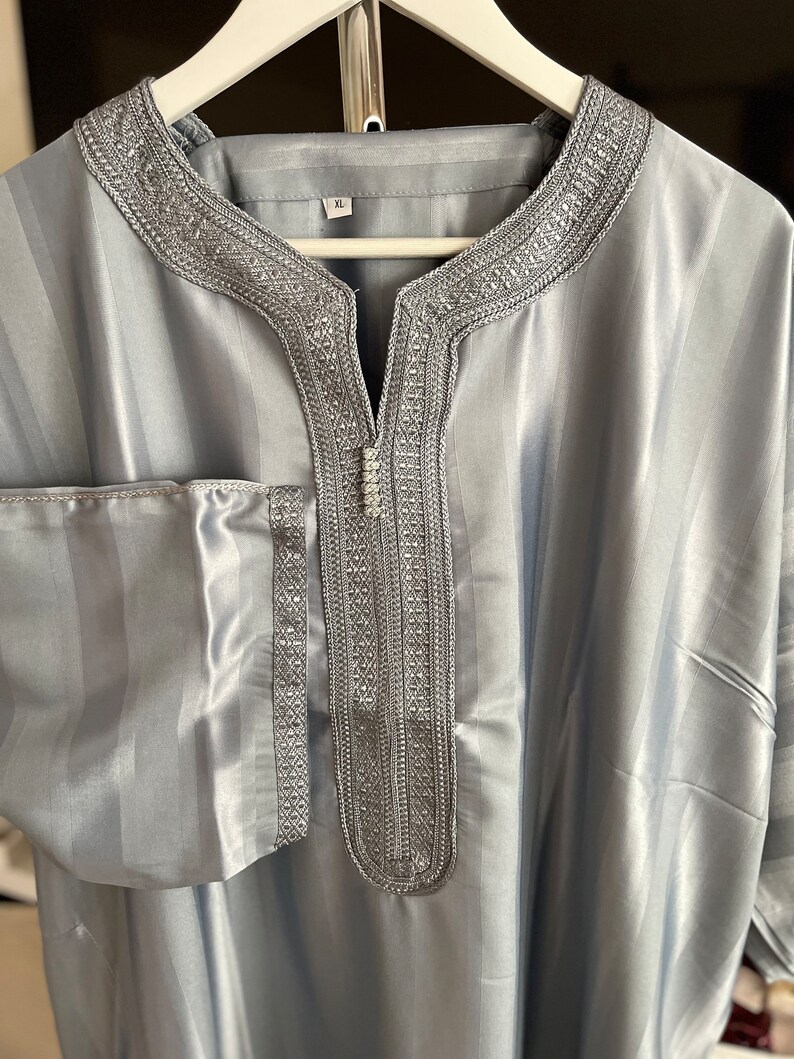 Traditional Moroccan Thobe Moroccan Gandoura Gift for Men Eid Gifts ...