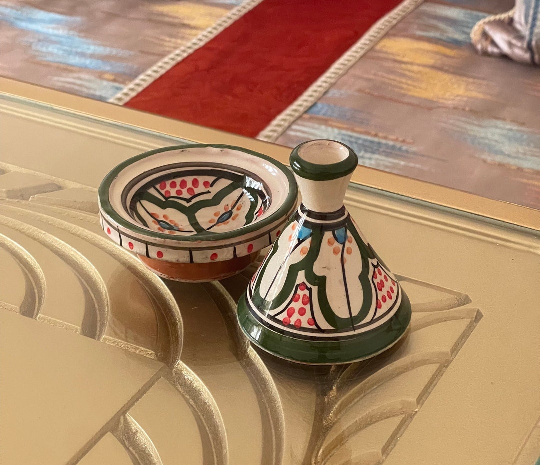 Colourful Mini Tagines | 1pc | Small Traditional Tajine | Gift ...