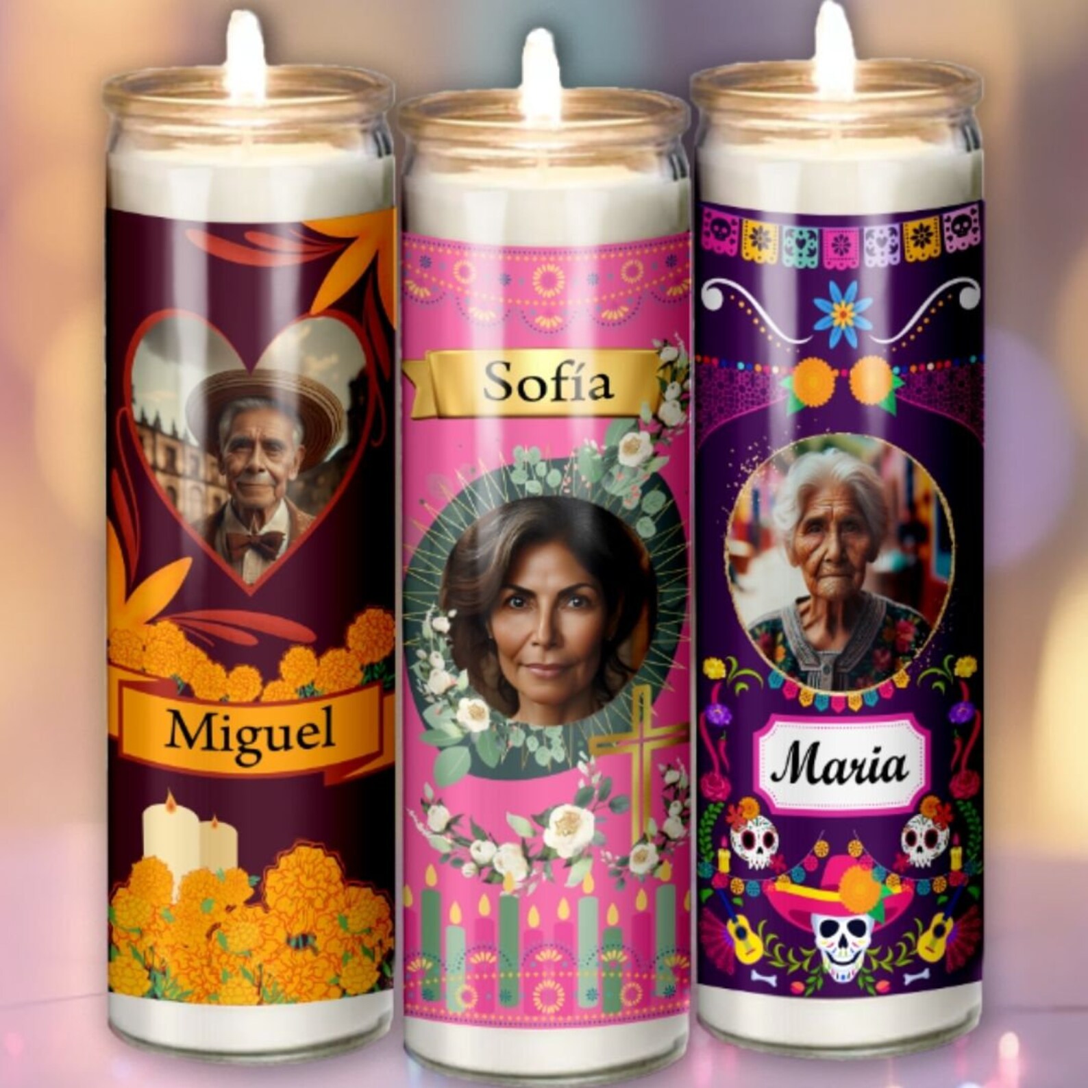 Tall Cylinder Candle Labels, Printable Stickers - Etsy