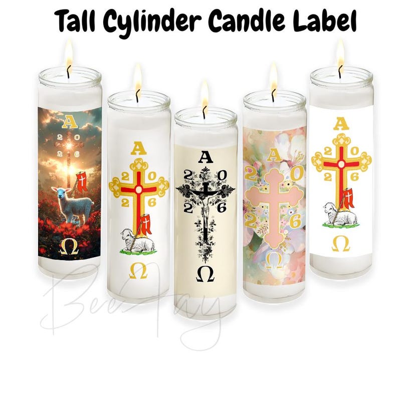 Paschal Candles 2026 Stickers - Etsy