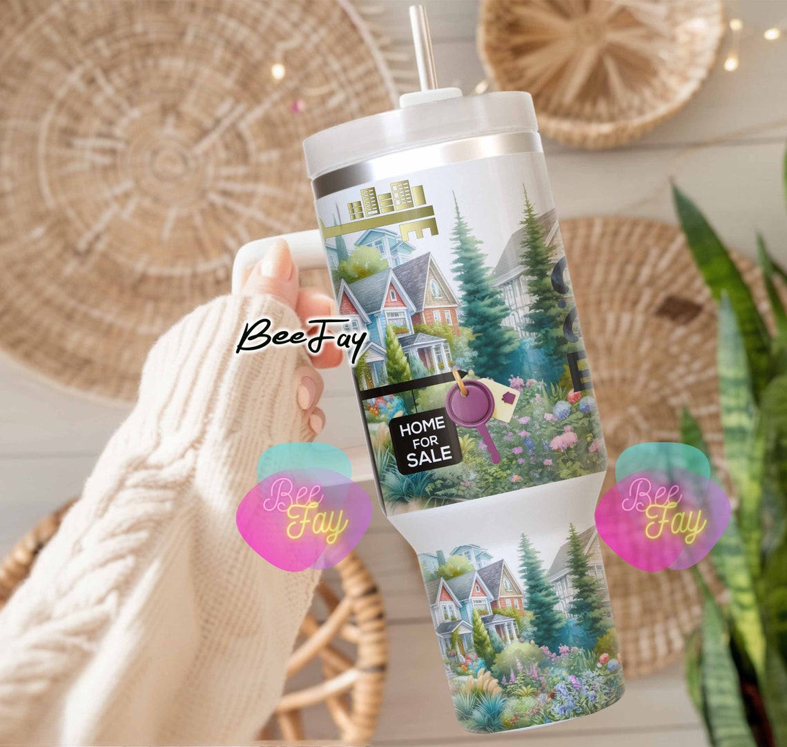 Realtor Life 40 Oz Tumbler Wrap Seamless PNG Sublimation Designs - Etsy