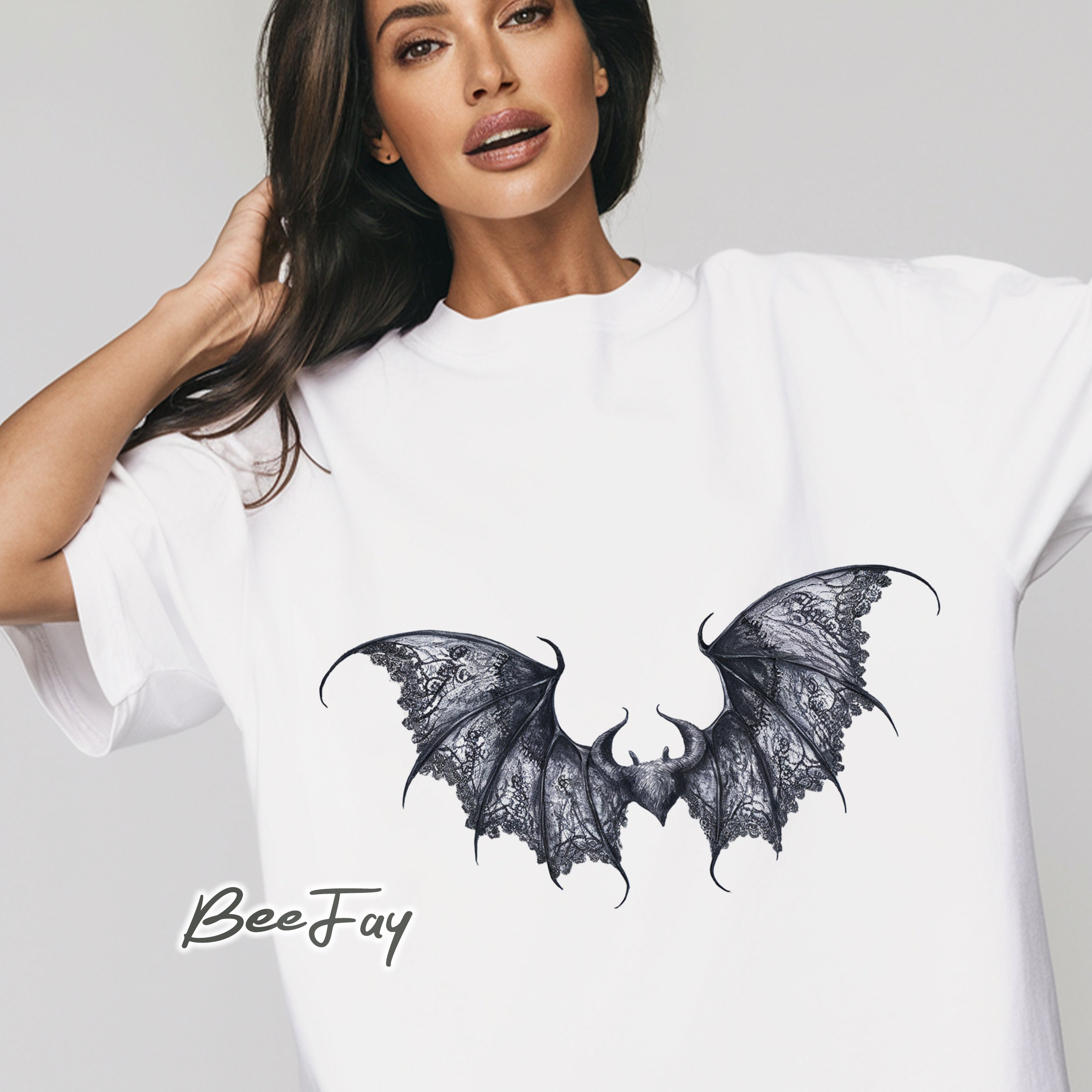 Halloween Gothic Bat Wings PNG Bundle, Bat Wings Gothic Png, Spooky ...