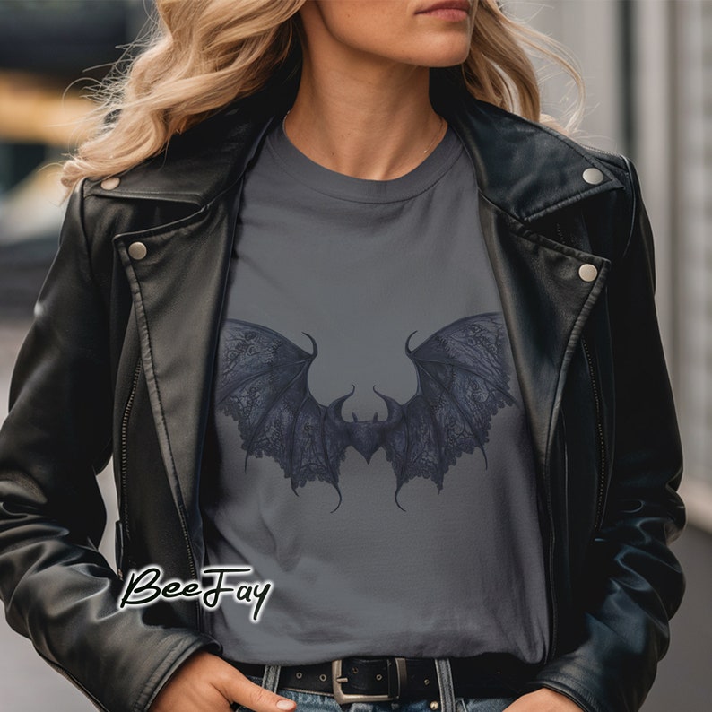 Halloween Gothic Bat Wings PNG Bundle, Bat Wings Gothic Png, Spooky ...