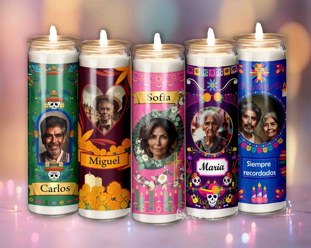 Tall Cylinder Candle Labels, Printable Stickers - Etsy