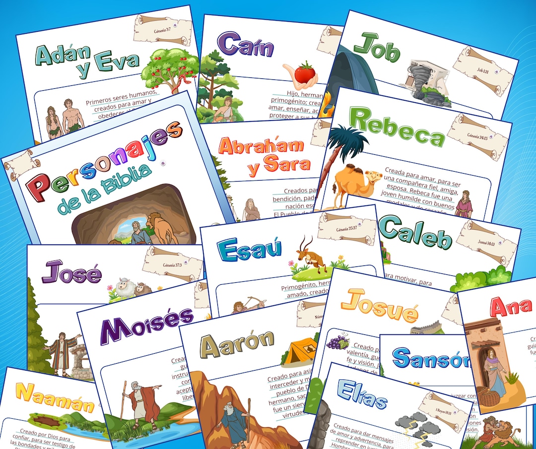 PDF Personajes De La Biblia - Etsy