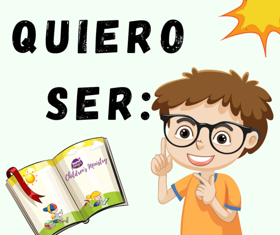 Quiero Ser. PDF Personajes De La Biblia Fichas - Etsy