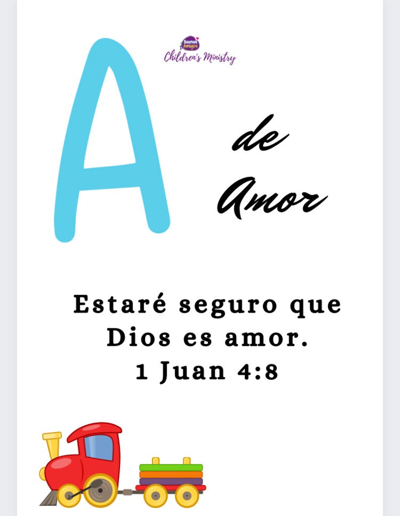 PDF Abecedario Bíblico Fichas Visuales, Llavero De Fichas. - Etsy