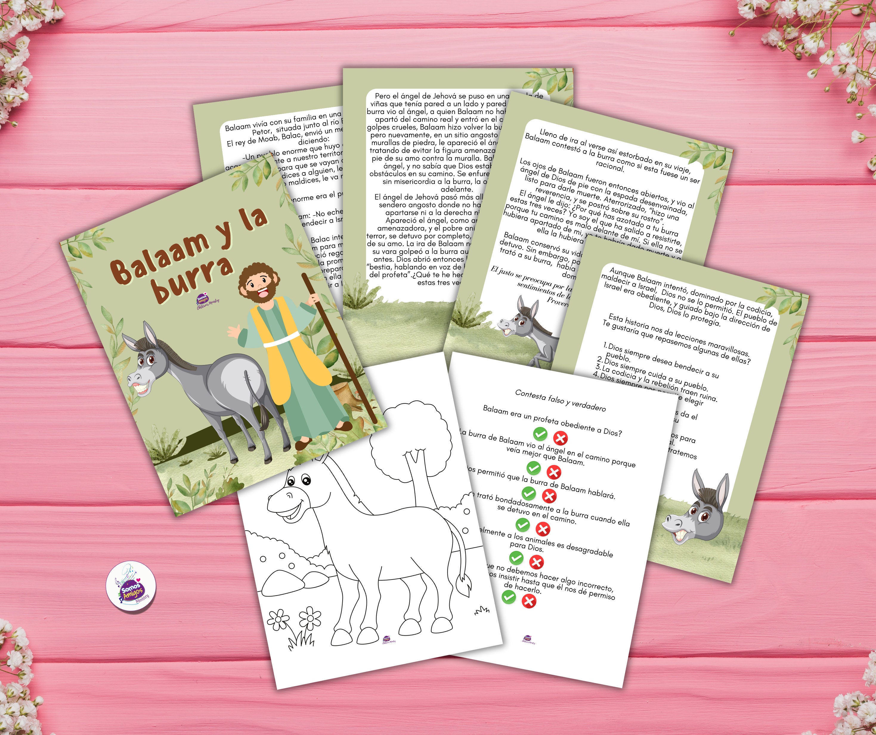 PDF Balaam Y La Burra - Etsy