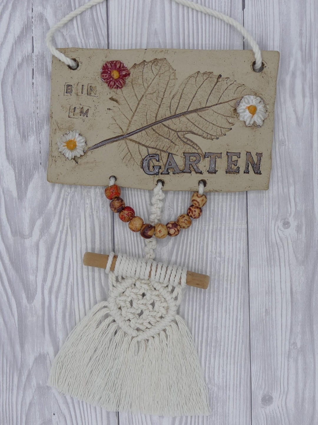 Ceramic Sign, Macrame, Pottery - Etsy