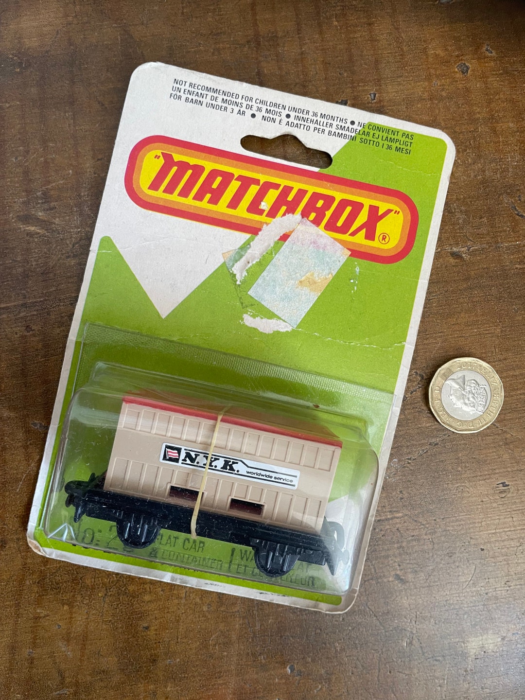 Matchbox 25, Flat Car and Container Train - Etsy