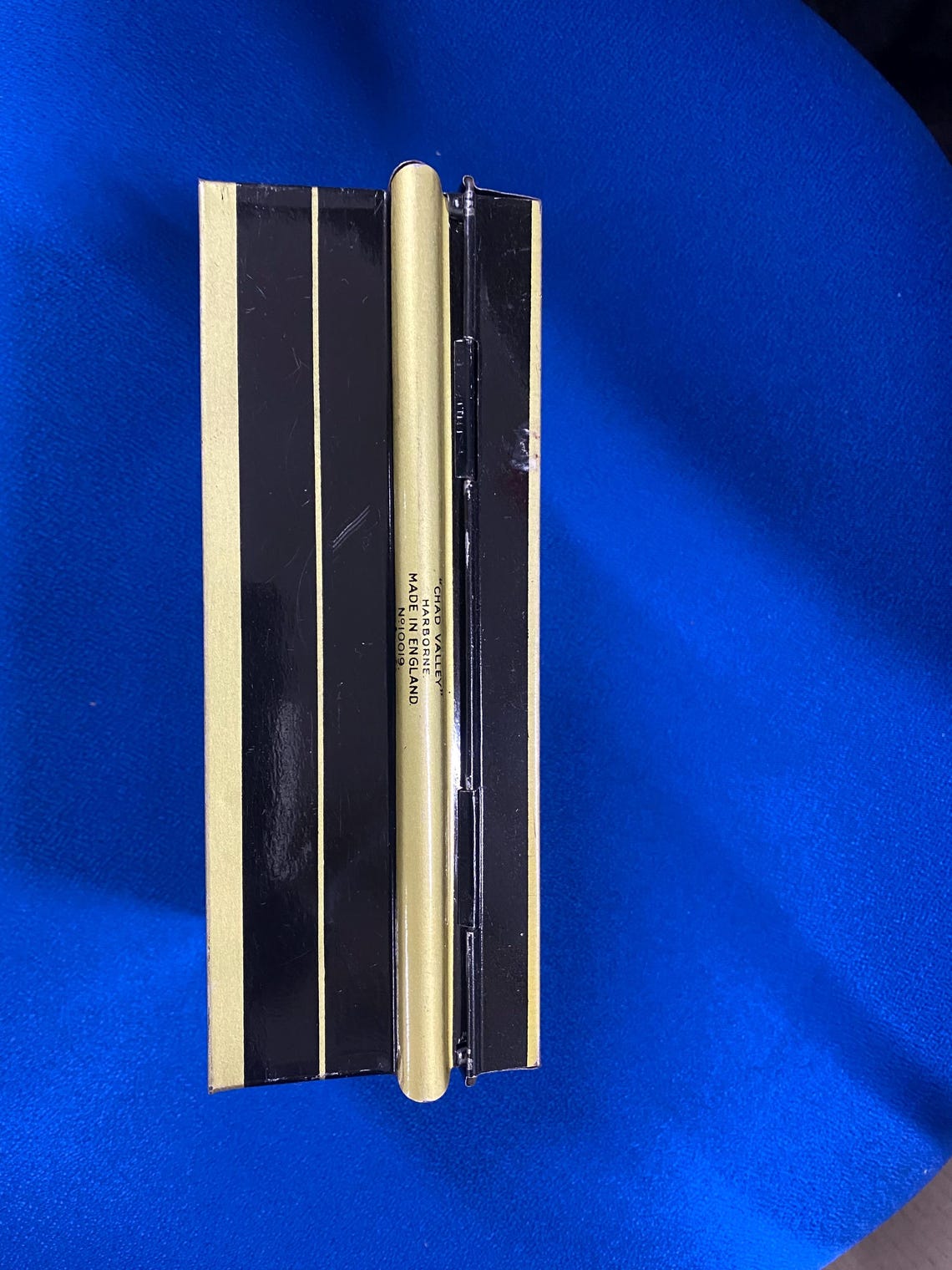 Vintage Chad Valley Tinplate Money Box ,metal Tin Empty Rectangle Black ...