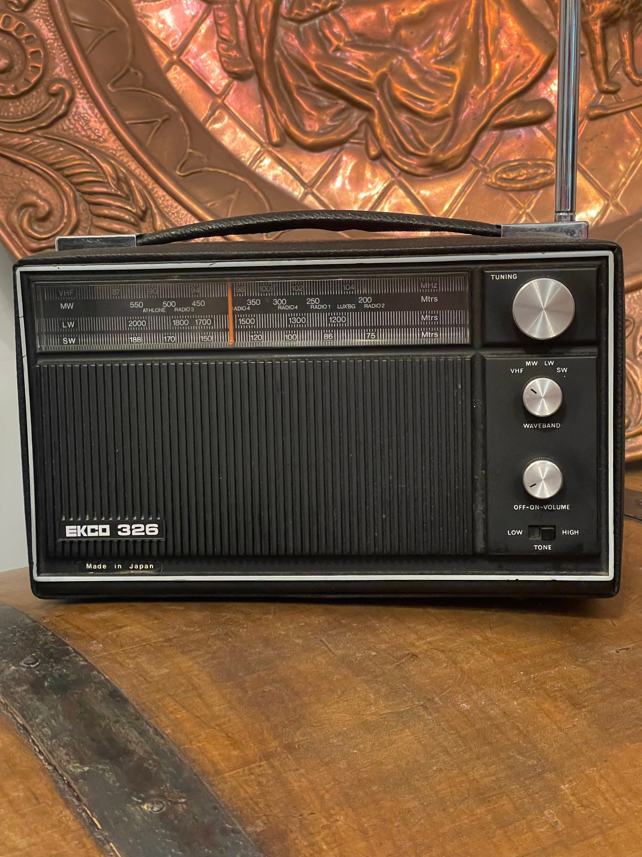 Vintage Ekco Transistor Radio 326 Tested and Working - Etsy