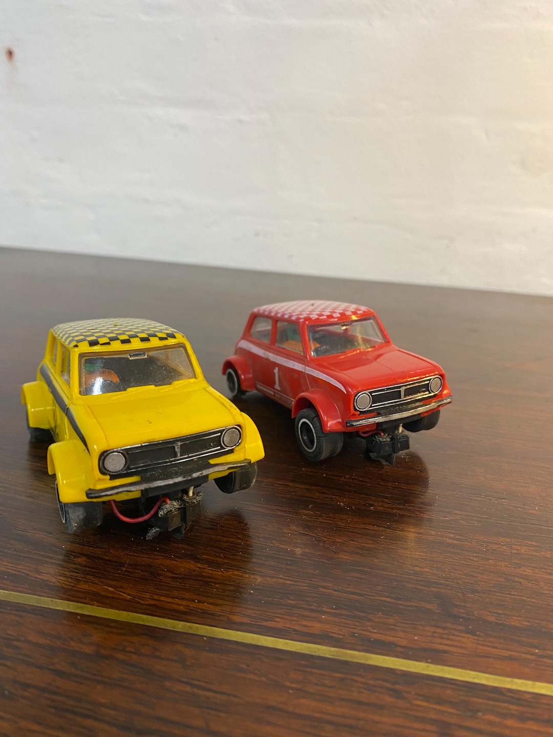 Vintage Pair of Mini 1275 GT Scalextric Cars - Mini C-122 Scalextric - Etsy