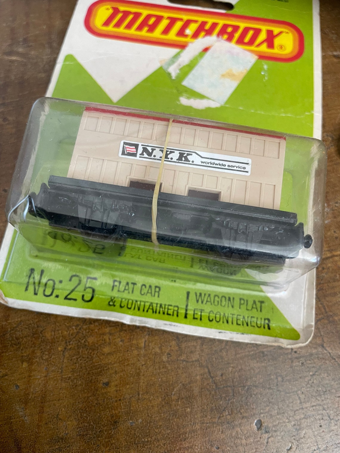 Matchbox 25, Flat Car and Container Train - Etsy
