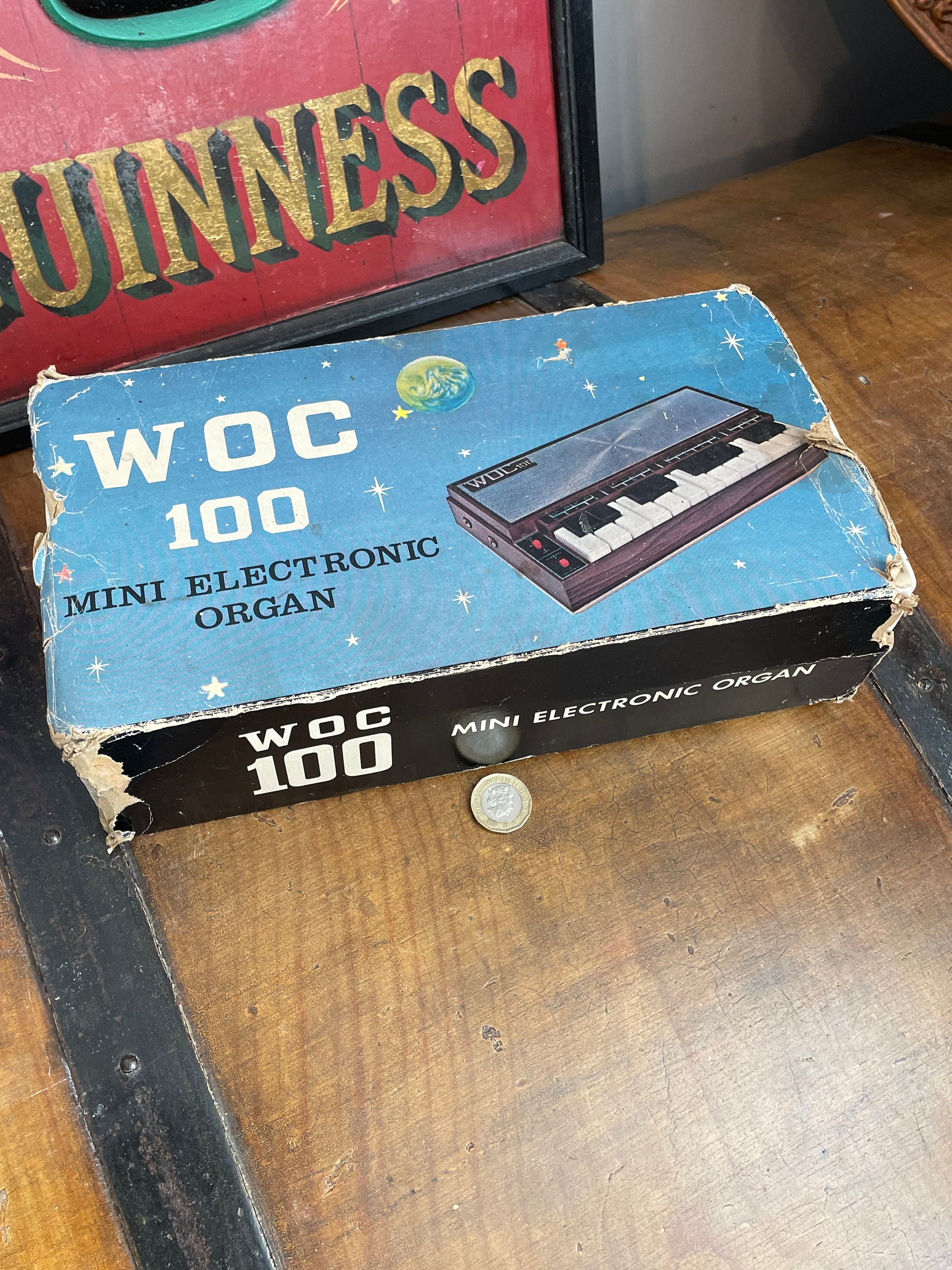 Woc 100 Mini Keyboard 1970s Grey 9v Vintage Synth - Etsy