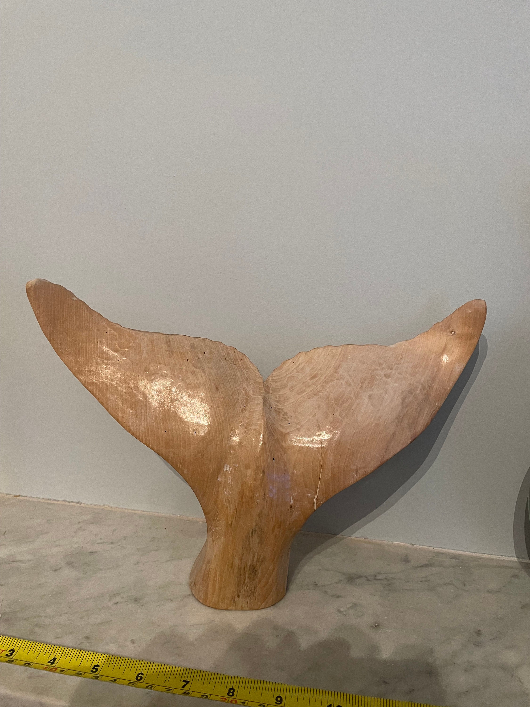 Wooden Whale Tail Sculpture, Family, Sea Life, Exotic Statue, Wooden ...