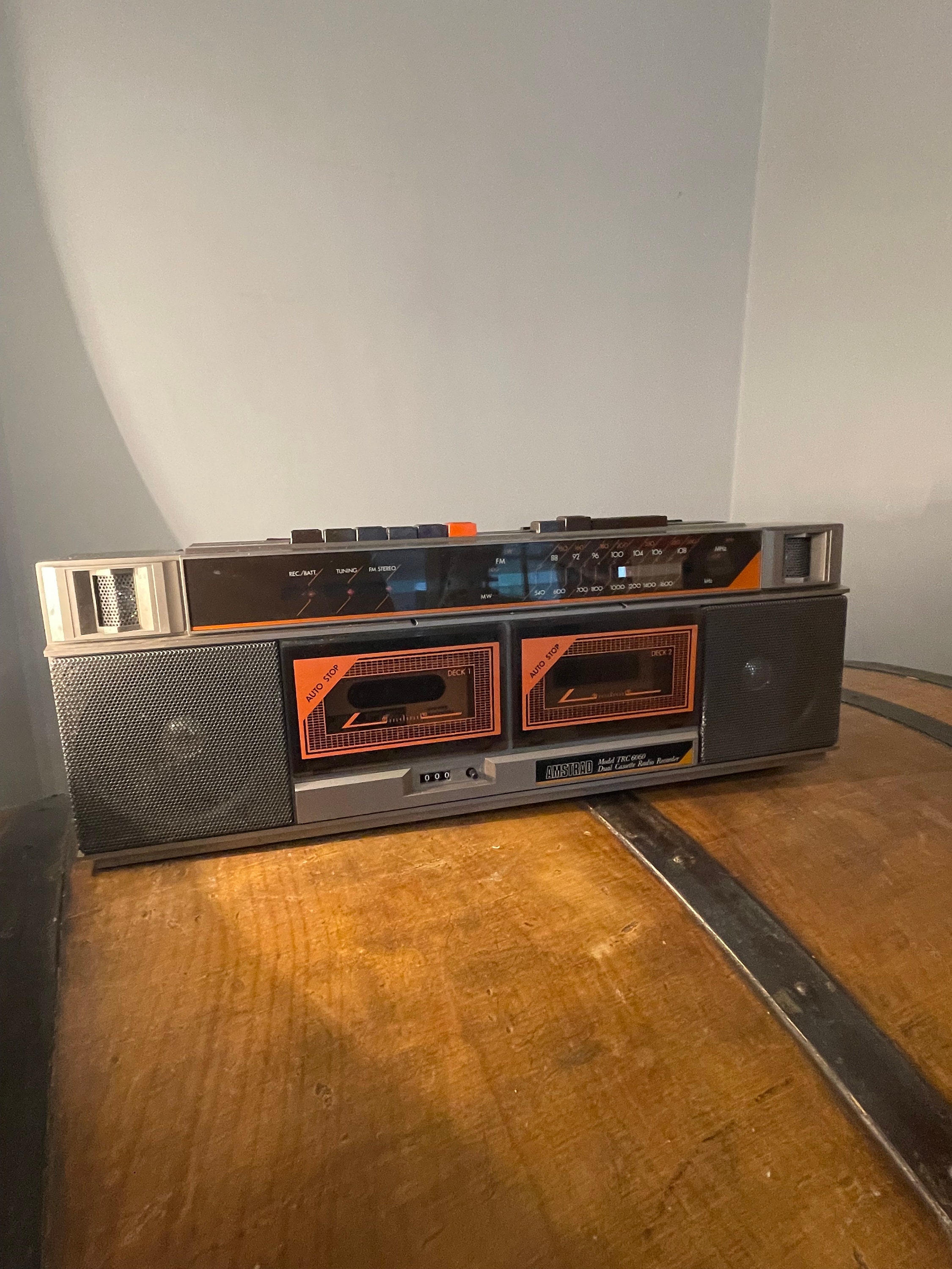 Amstrad TRC 6060 Dual Cassette Radio Recorder Very Rare - Etsy