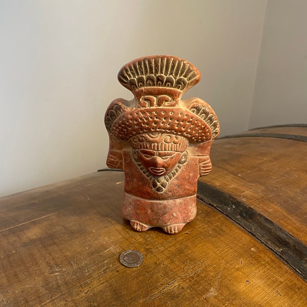 Aztec Clay Figurine - Etsy