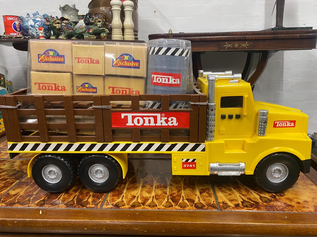 Tonka Flat Bed Kids Collectabke Toy Pallet Truck With Removable Sides ...